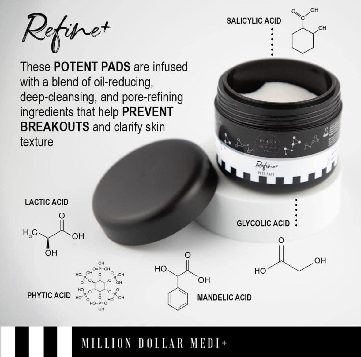 Medi+ Refine+ Peel Pads – Contour Beauty Lab